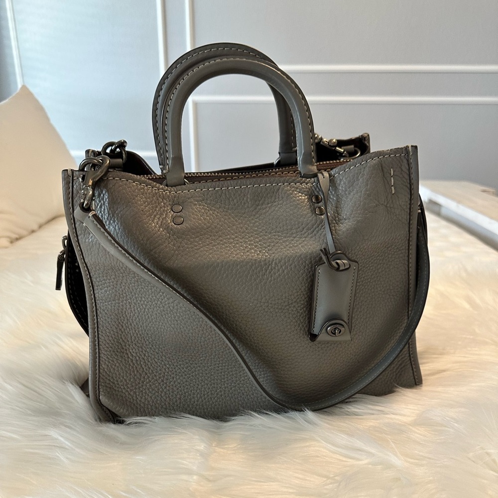 Coach Rogue Colorblock. Gray Leather On The Outside W… - Gem
